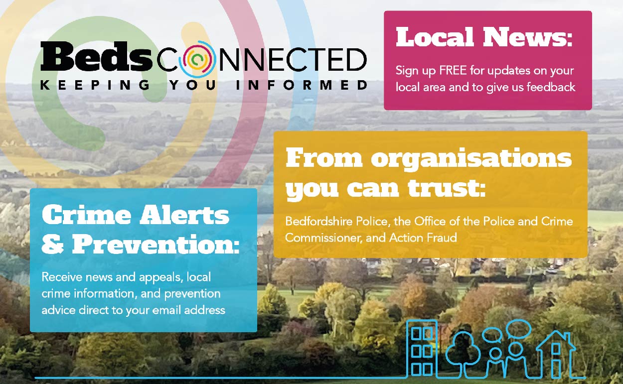 Tool to receive free alerts from police now live | Bedfordshire Police